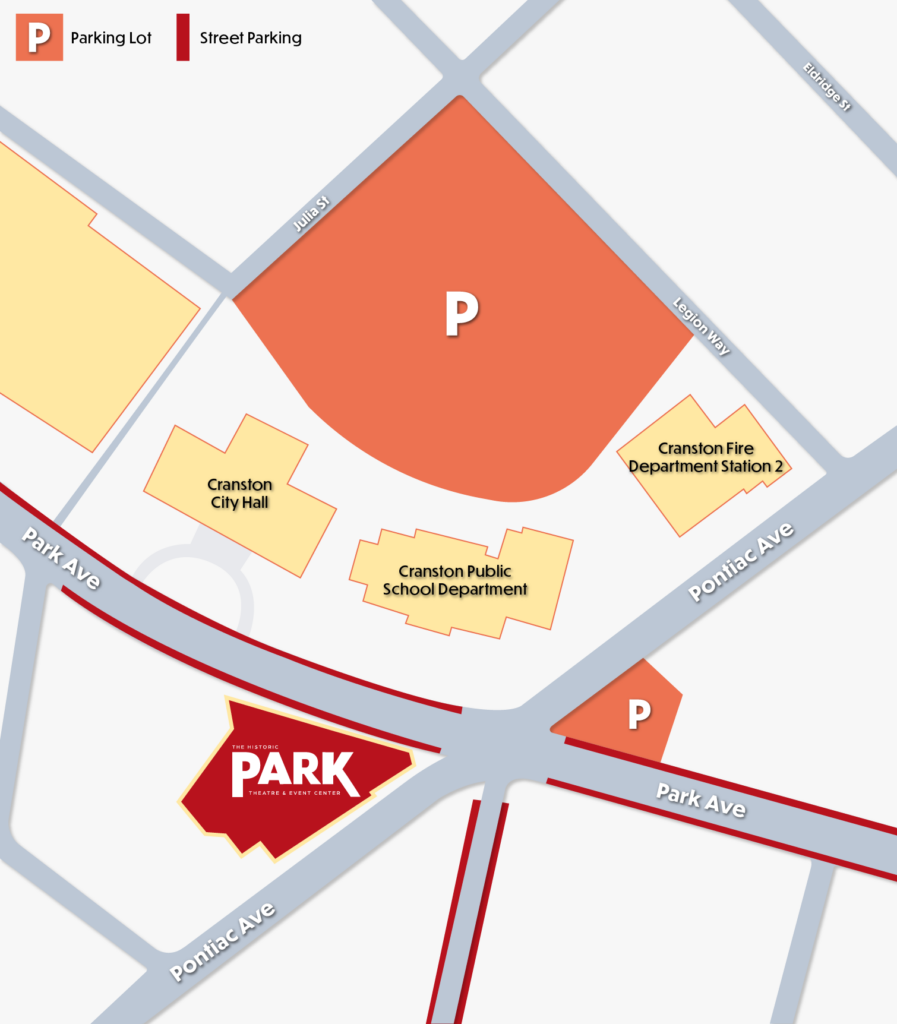 Directions & Parking - Park Theatre, Cranston, RI